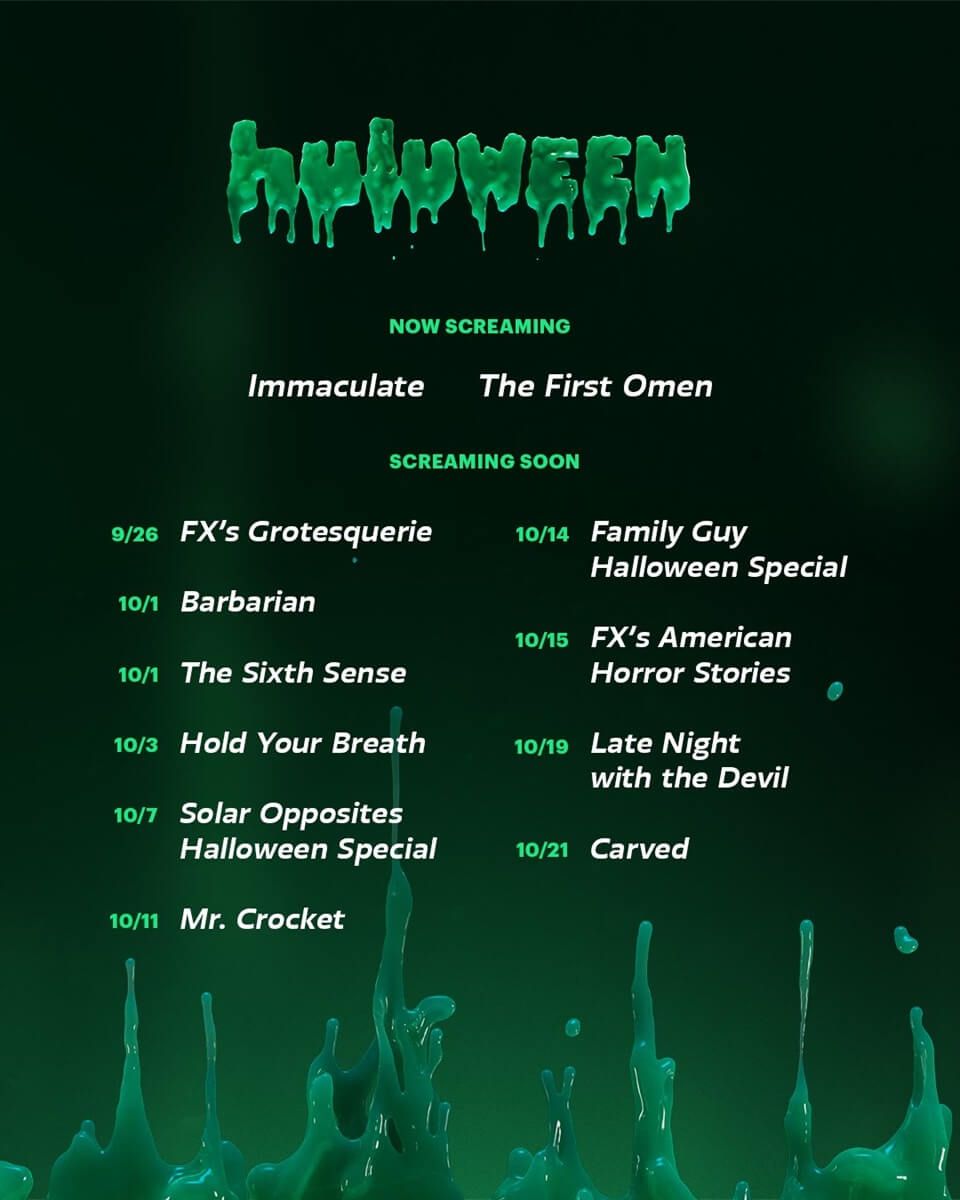Huluween 2024: Hulu anuncia una programación espeluznante con temática ...